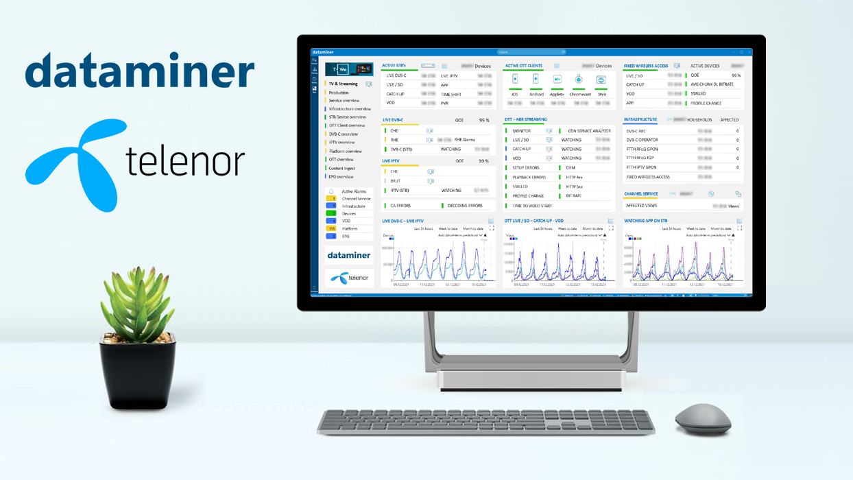 Telenor chooses DataMiner EPM for its renewed converged television and video streaming services ...