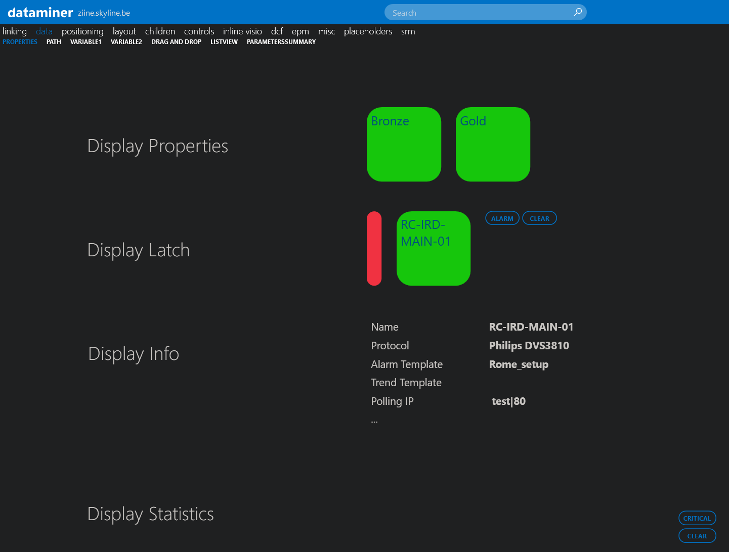 Ziine Your Reference For Visual Overview Functionality Dataminer Dojo