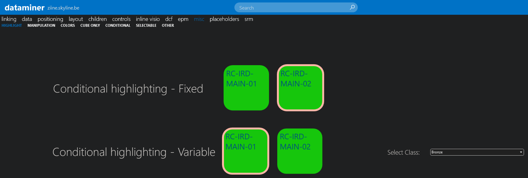 Ziine Your Reference For Visual Overview Functionality Dataminer Dojo