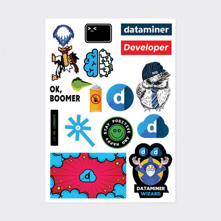DevOps sticker sheet - DataMiner Dojo