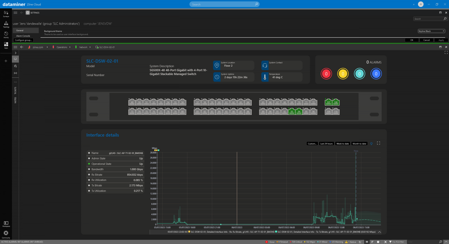 Looks matter: try the DataMiner dark mode - DataMiner Dojo