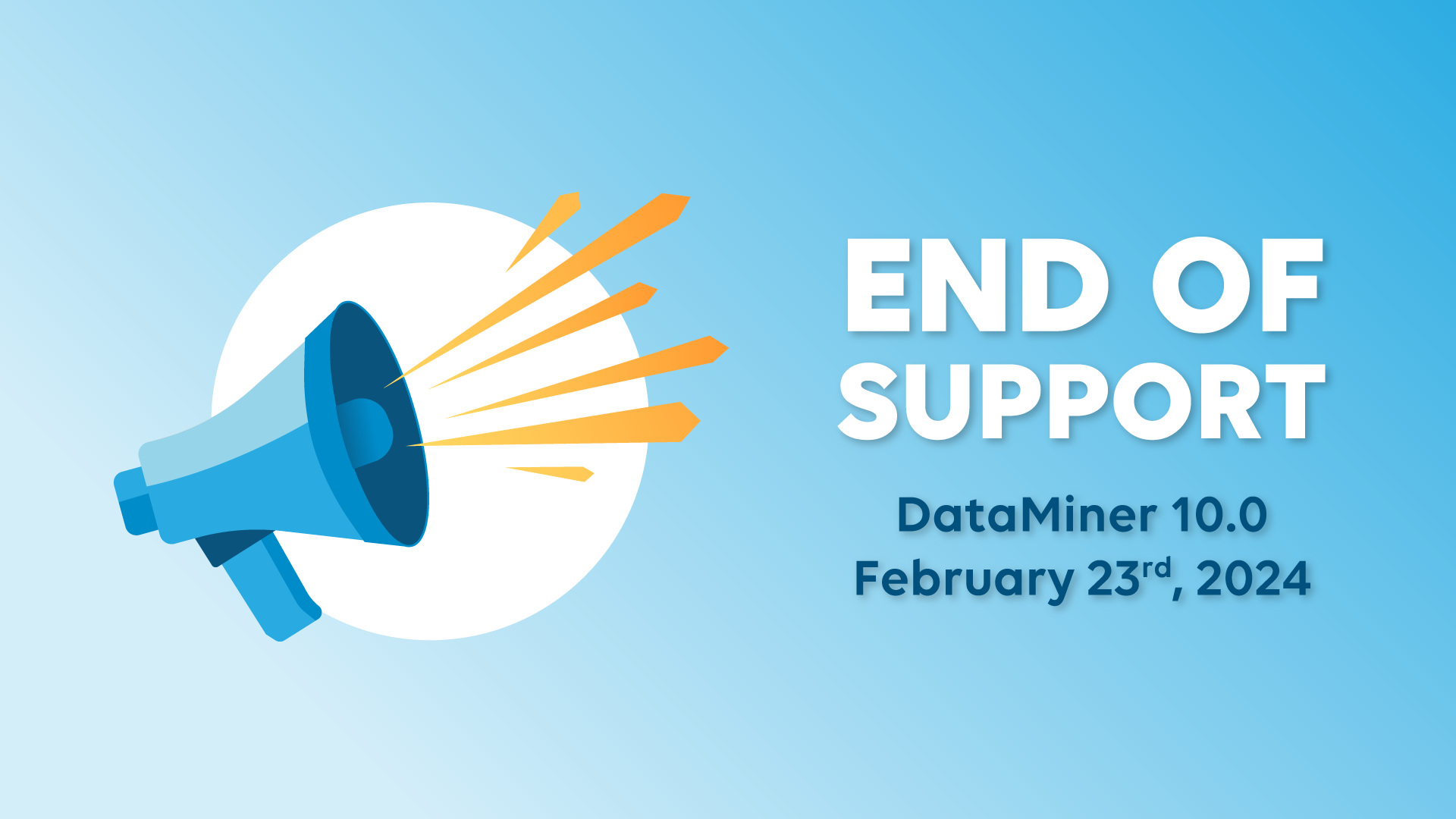 Support Life Cycle Update Dataminer 10 0 No Longer Supported Dataminer Dojo