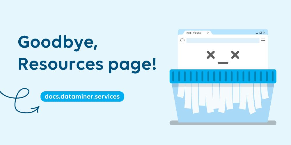 Goodbye, Resources page - DataMiner Dojo